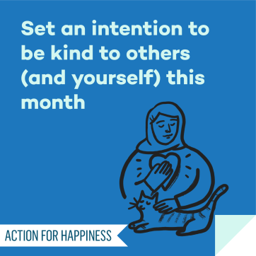 Monthly Action Calendar | Action for Happiness